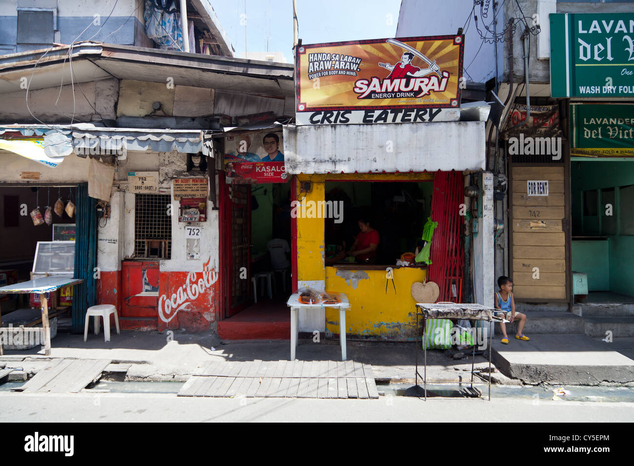 Typical Shop in the Old Town of Manila, Philippines Stock Photo - Alamy