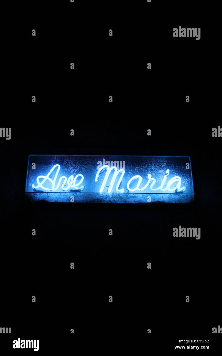Ave maria sign hi-res stock photography and images - Alamy