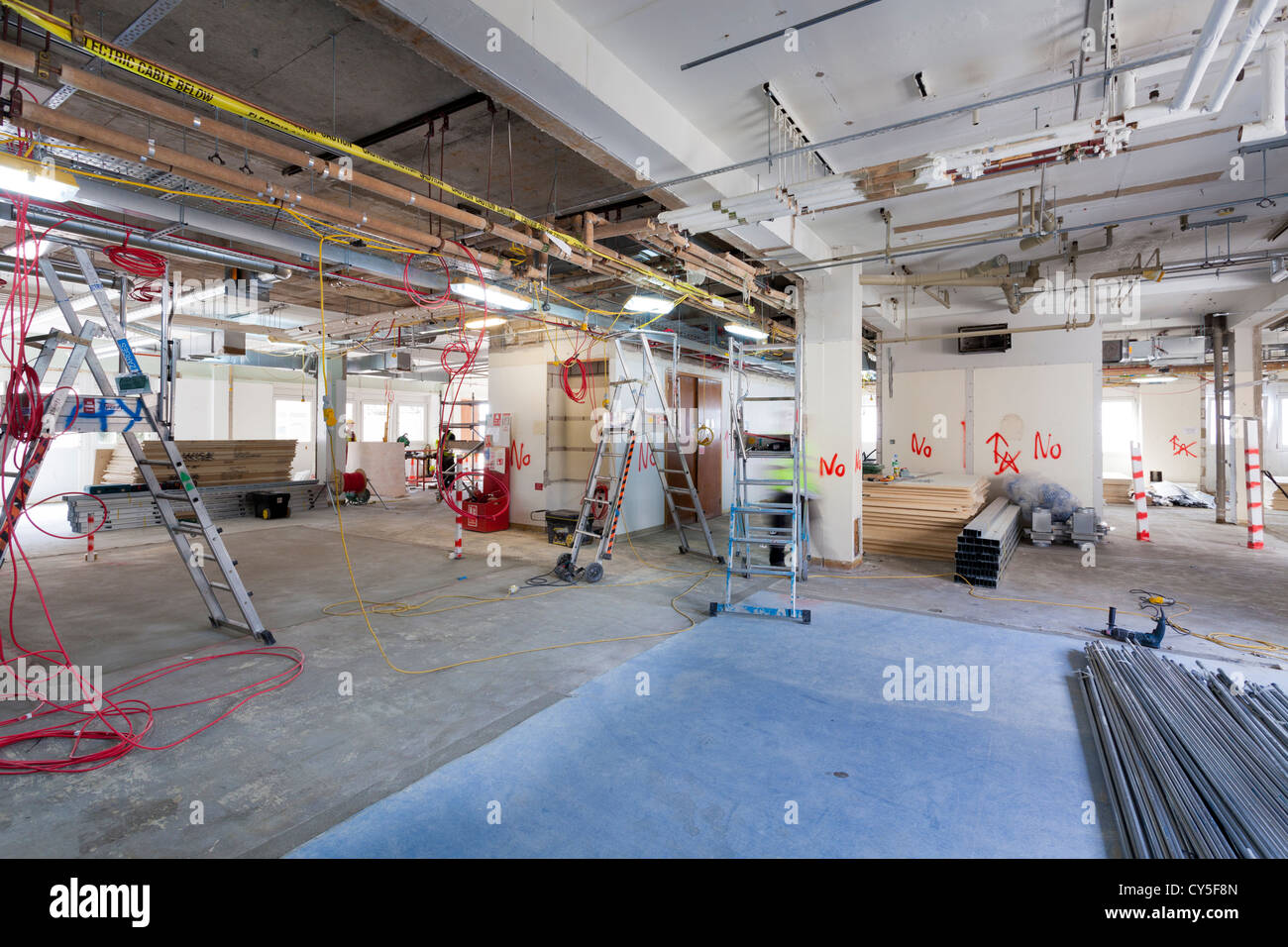 interior of a building under construction Stock Photo - Alamy