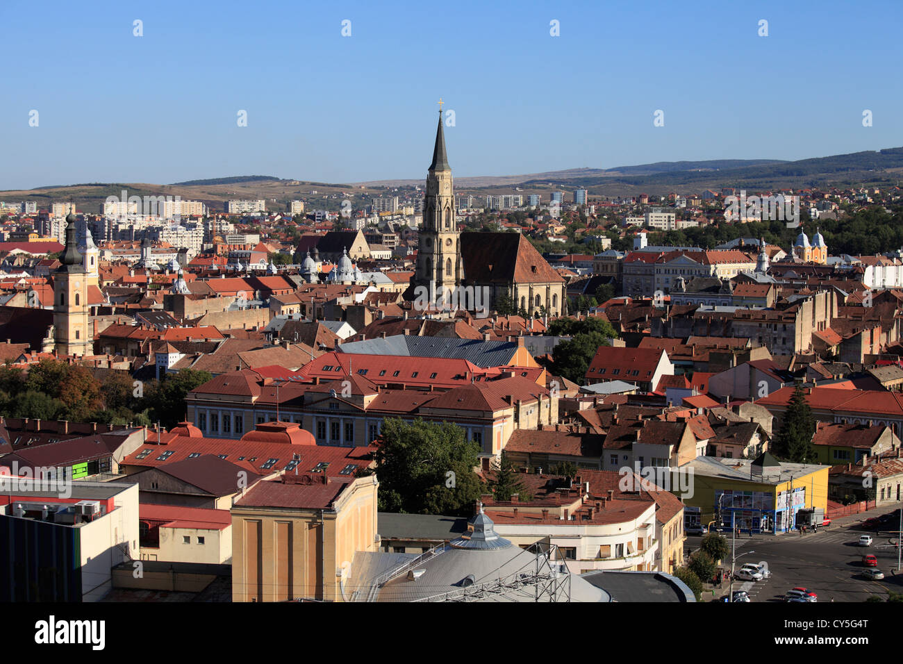 Romania, Cluj-Napoca, skyline, general view Stock Photo - Alamy