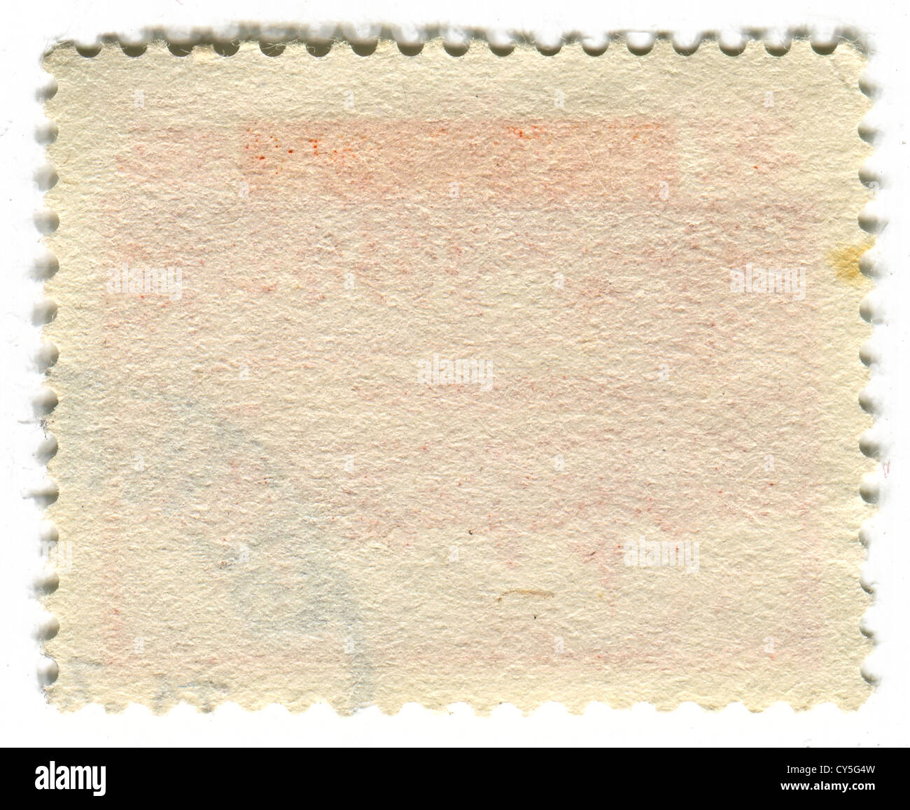 The reverse side of a postage stamp Stock Photo - Alamy