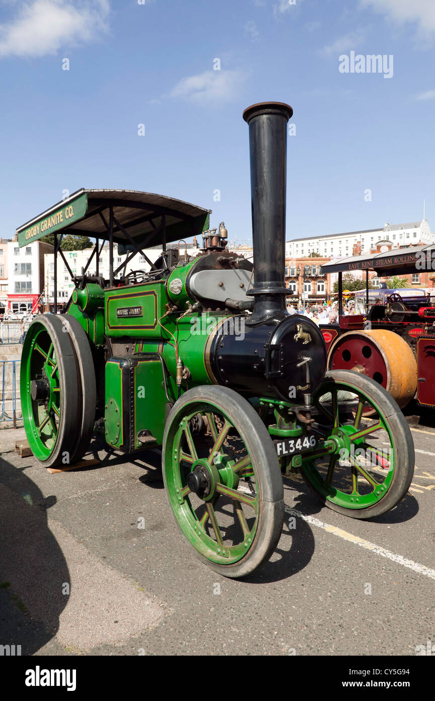 Three-quater view of an Aveling & Porter Steam Tractor, 'Souter Johnny ...