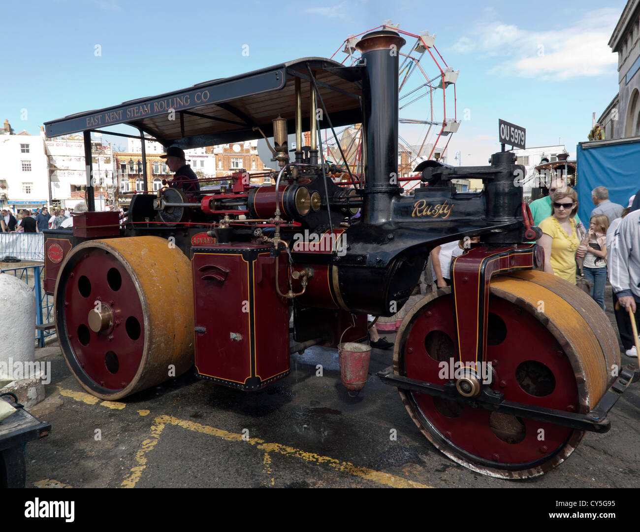 Road Steamer Stock Alamy