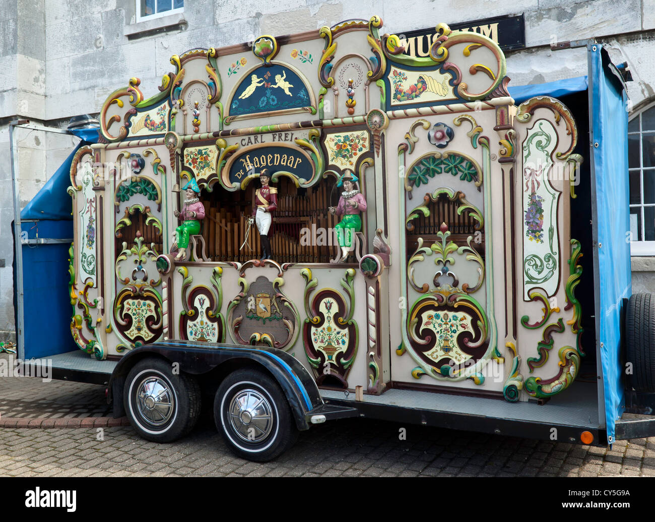 Carl Frei Dutch street organ on display at the Ramsgate 'Harbour Steam ...
