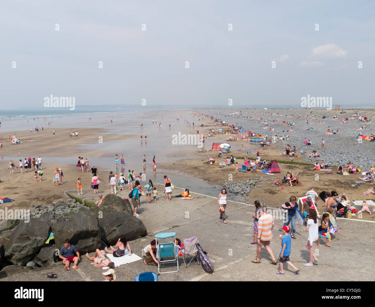 westward ho beach Stock Photo - Alamy