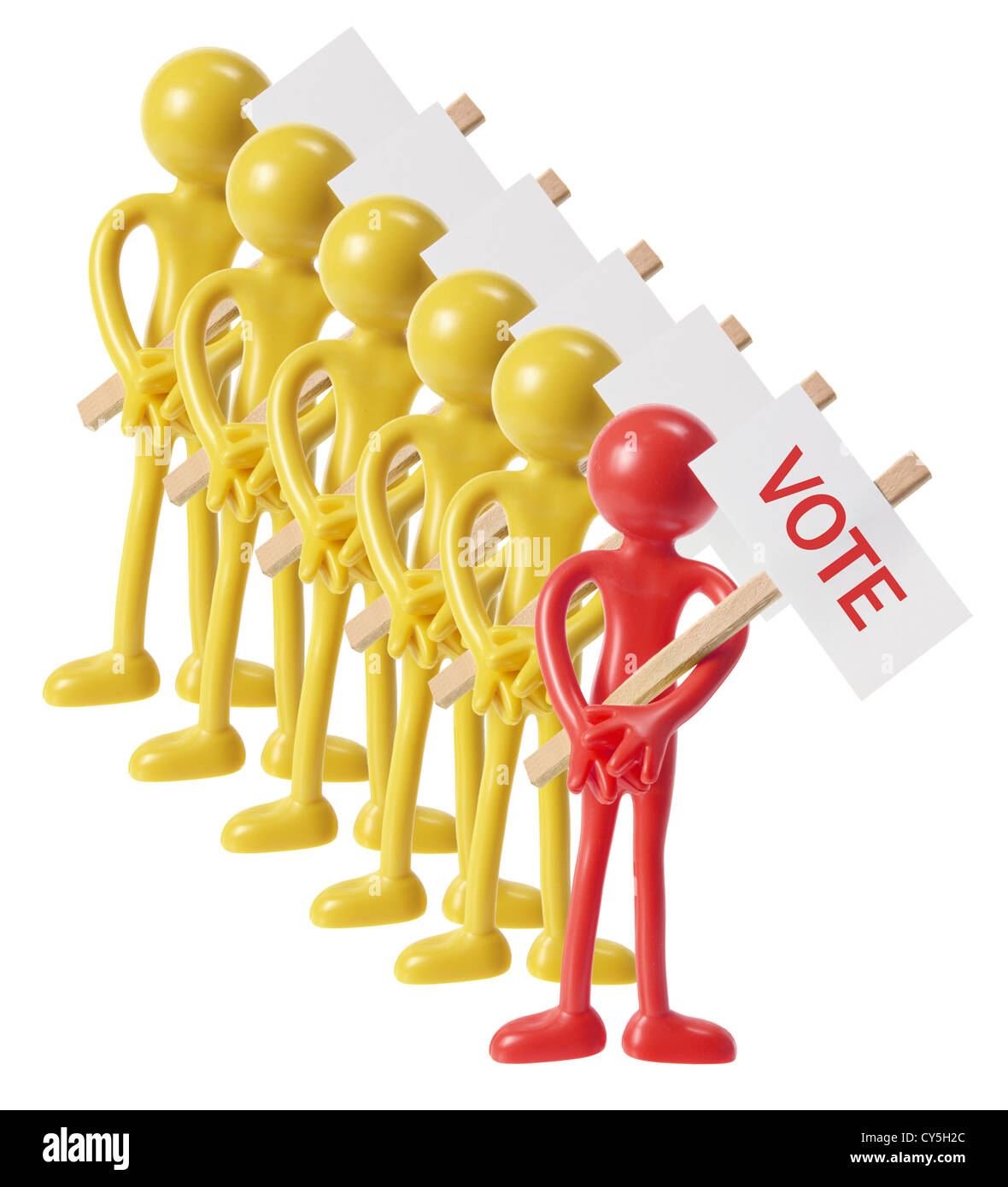 Figures of change Cut Out Stock Images & Pictures - Alamy