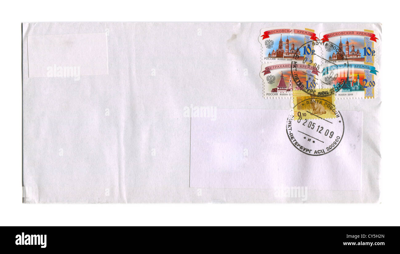 Postage paid envelope Cut Out Stock Images & Pictures - Alamy