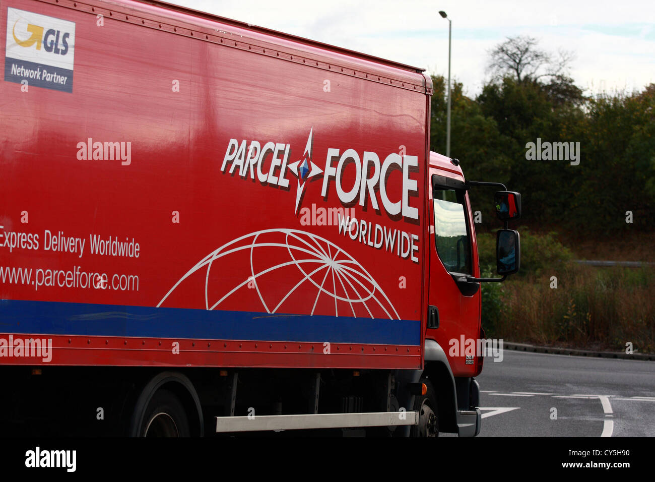 Parcelforce delivery van hi-res stock photography and images - Alamy