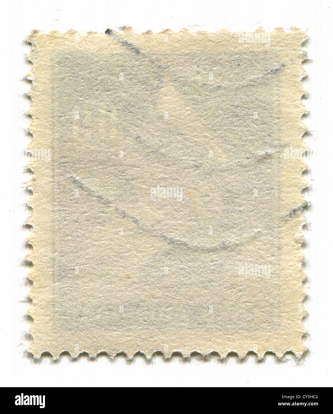 The reverse side of a postage stamp Stock Photo - Alamy