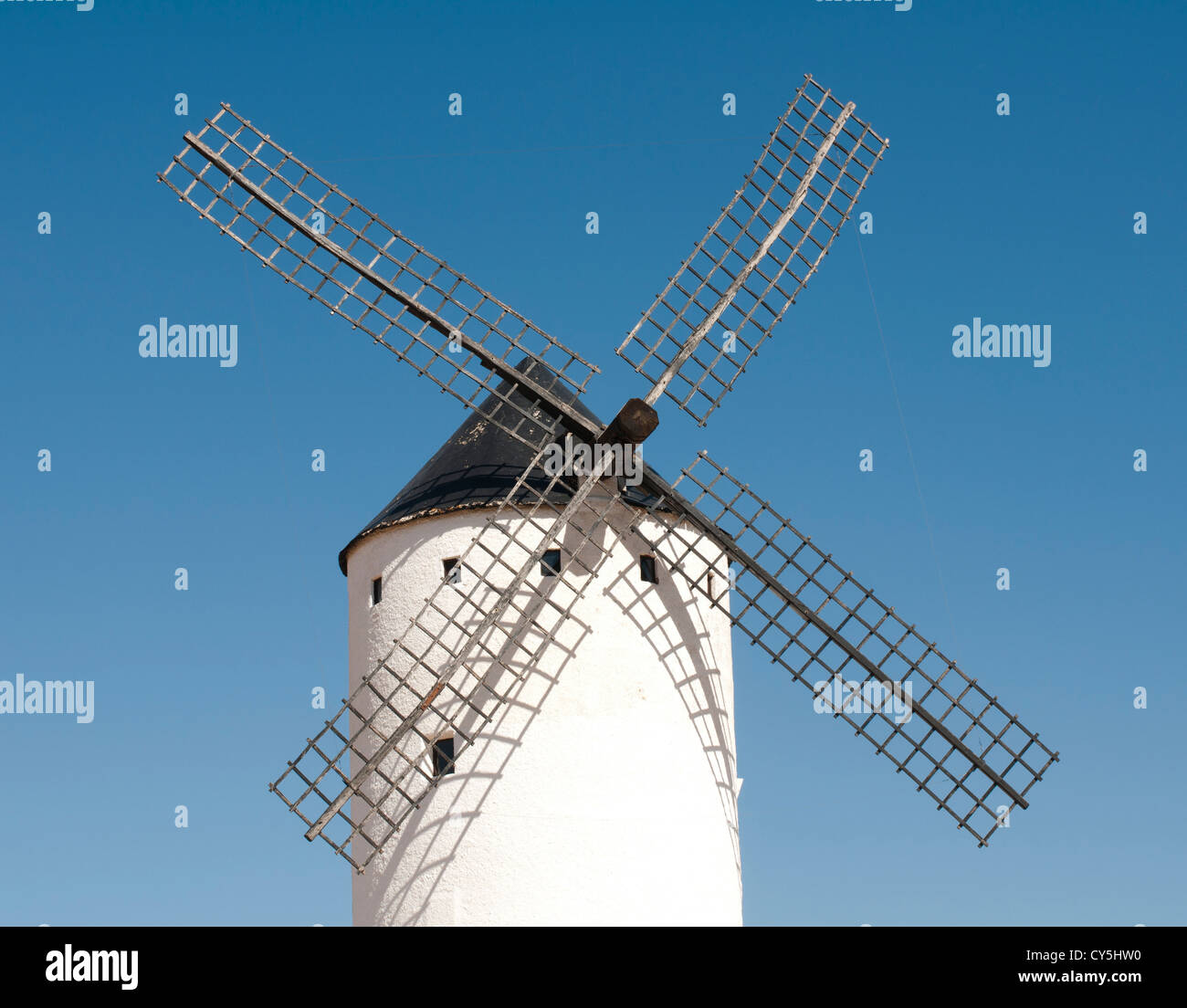 Traditional white windmill hi-res stock photography and images - Alamy