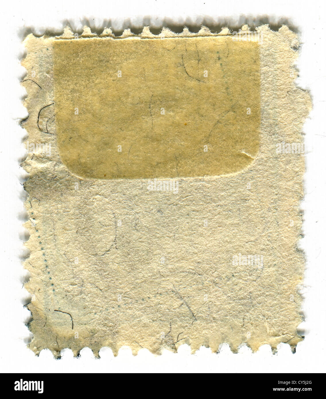 The reverse side of a postage stamp Stock Photo - Alamy