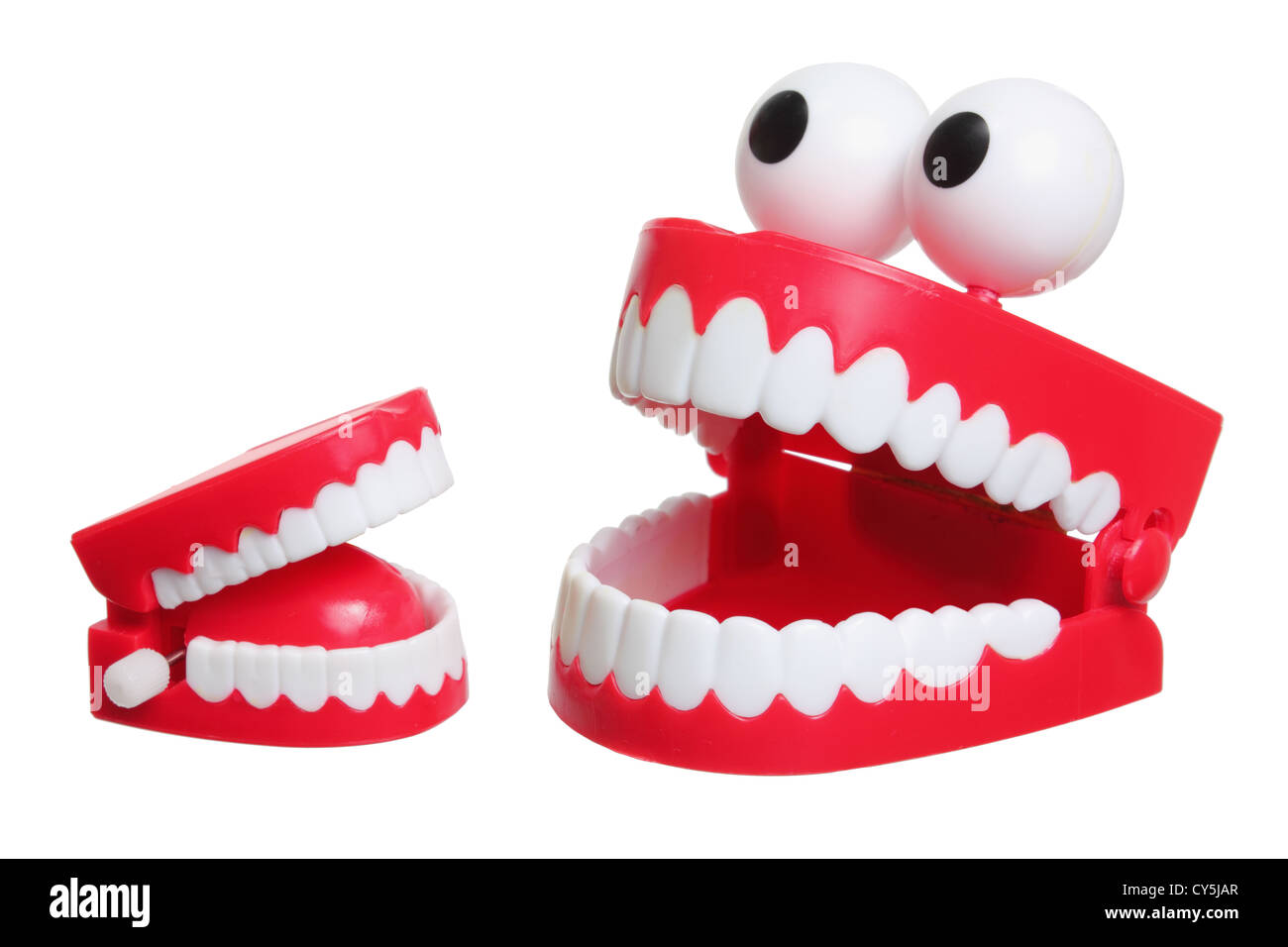 Chattering Teeth Toy Stock Photo - Alamy