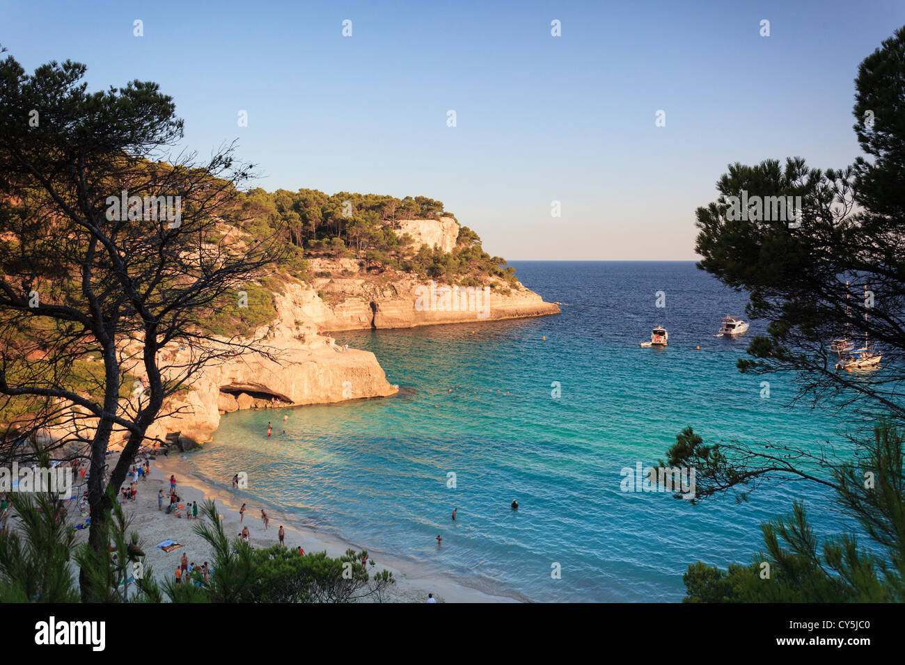 Menorca sea cala beach hi-res stock photography and images - Alamy
