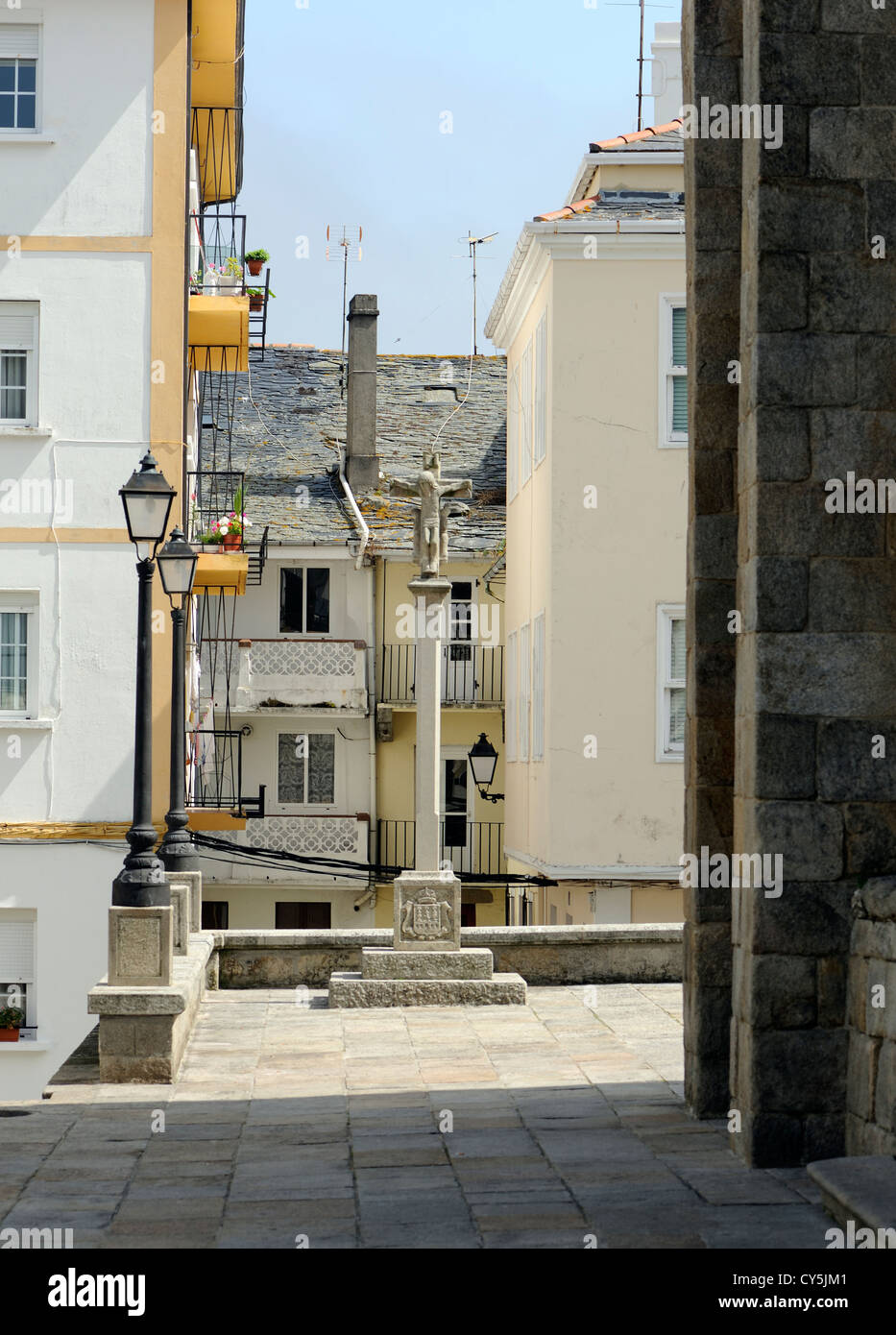 Street in Viveiro. Viveiro, Galicia, Spain Stock Photo - Alamy