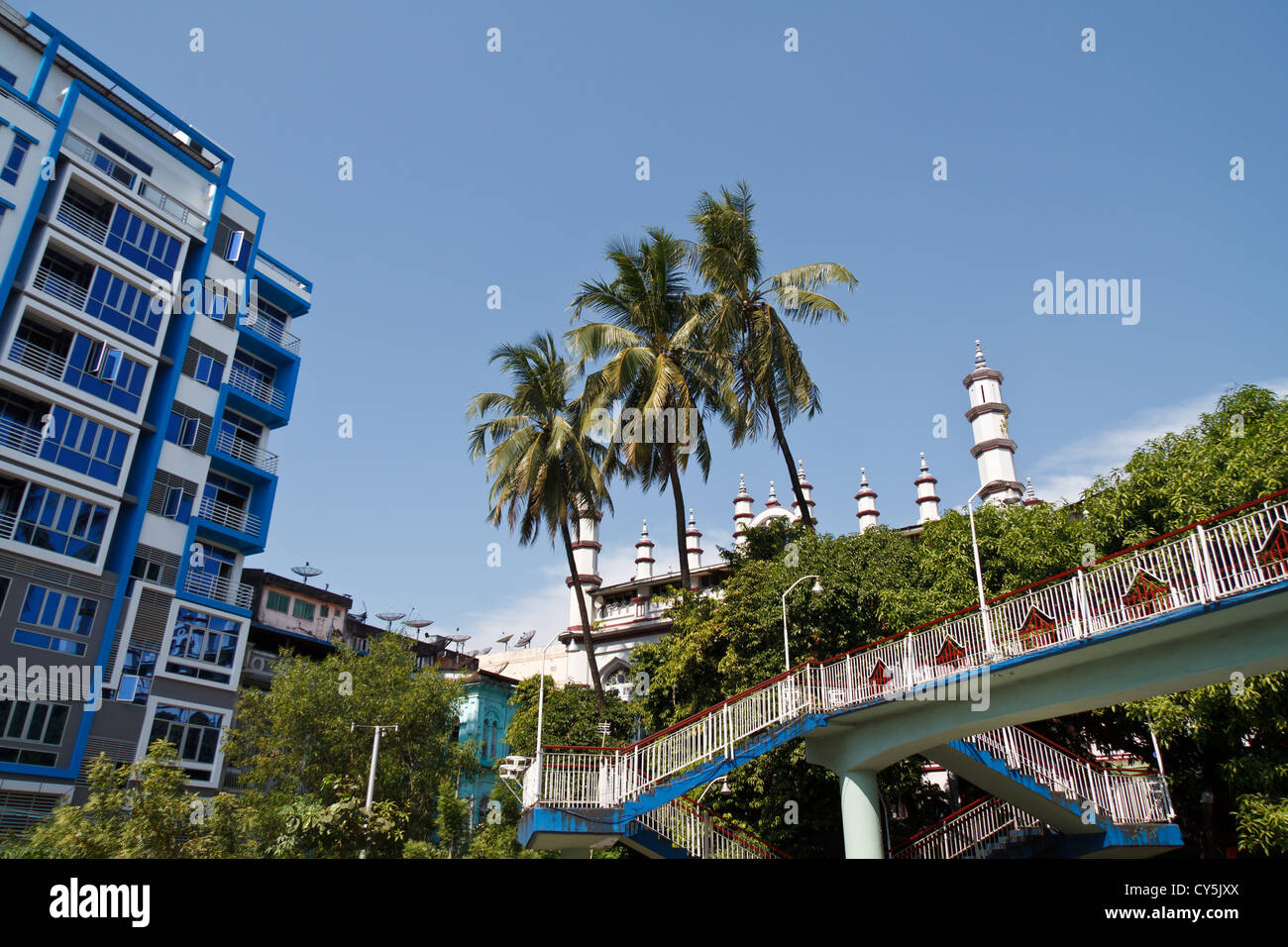 Typical Architecture in Rangoon, Myanmar Stock Photo - Alamy