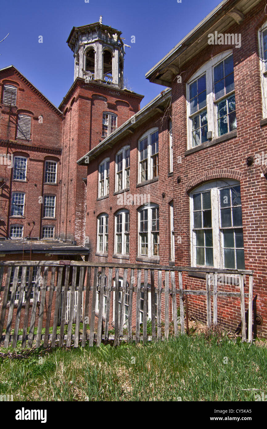 Abandoned Hardwick Knitting Mill in Gilbertville, Massachusetts Stock ...