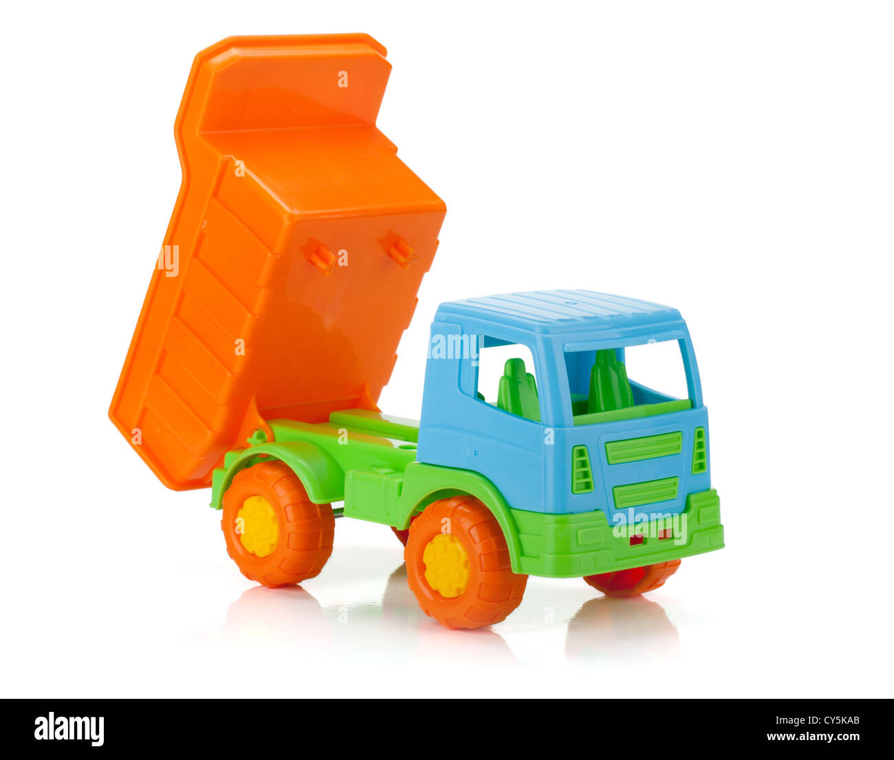 Color toy car. Isolated on white background Stock Photo - Alamy
