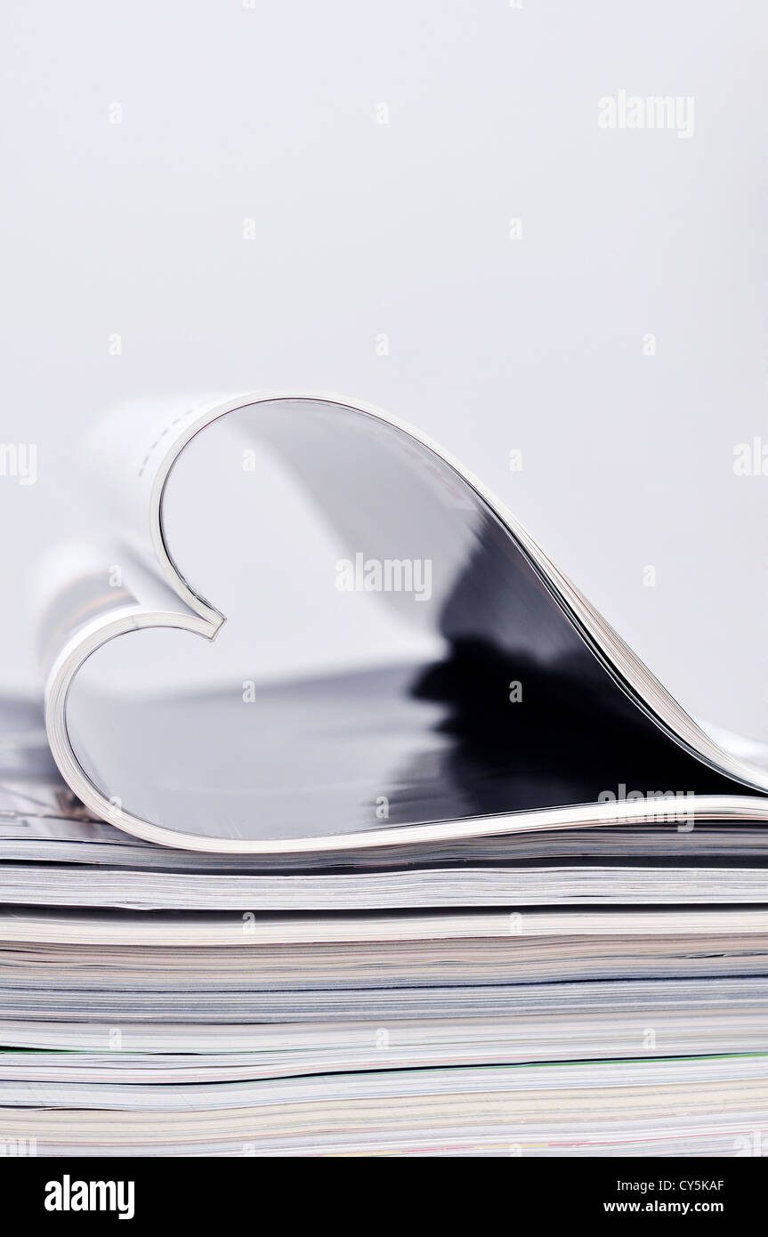 Folded magazine hi-res stock photography and images - Alamy