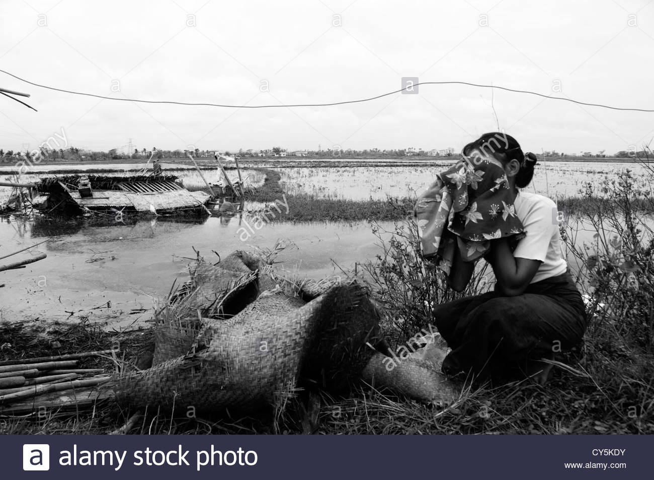 Natural Disaster Black and White Stock Photos & Images - Alamy