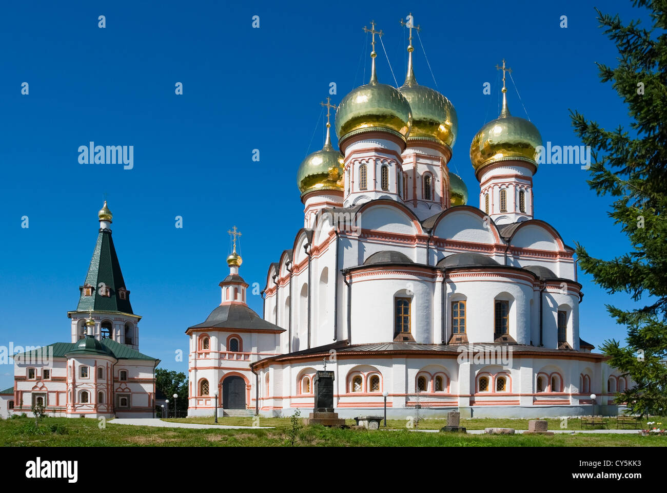 Orthodox church. Iversky monastery in Valday, Russia Stock Photo - Alamy