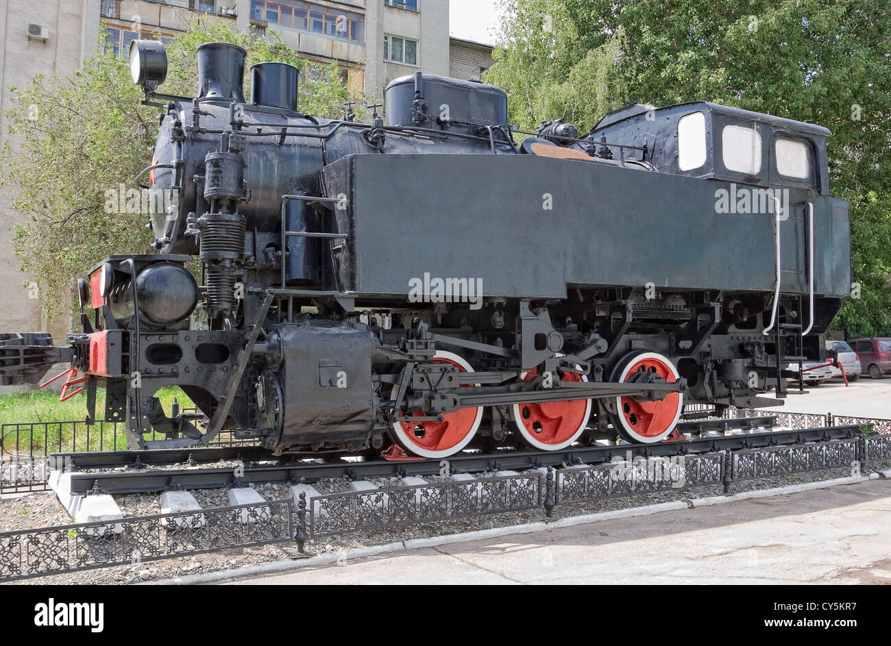 Ancient steam locomotive Stock Photo - Alamy