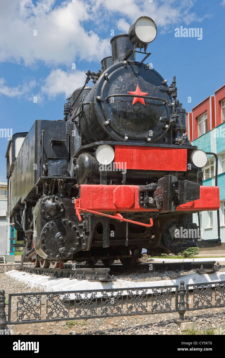 Ancient steam locomotive Stock Photo - Alamy