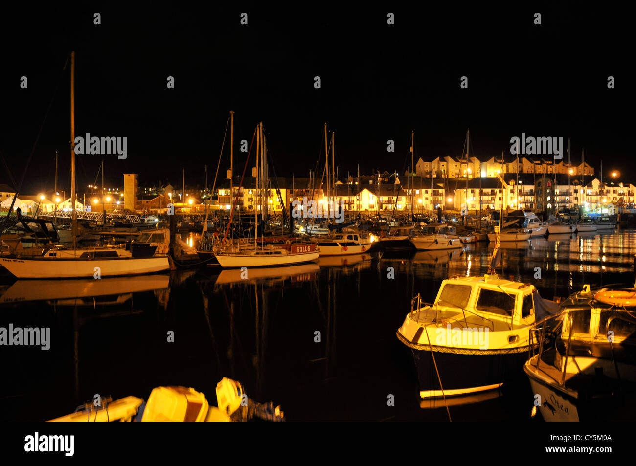 Aberystwyth Marina Harbour Boats High Resolution Stock Photography and ...