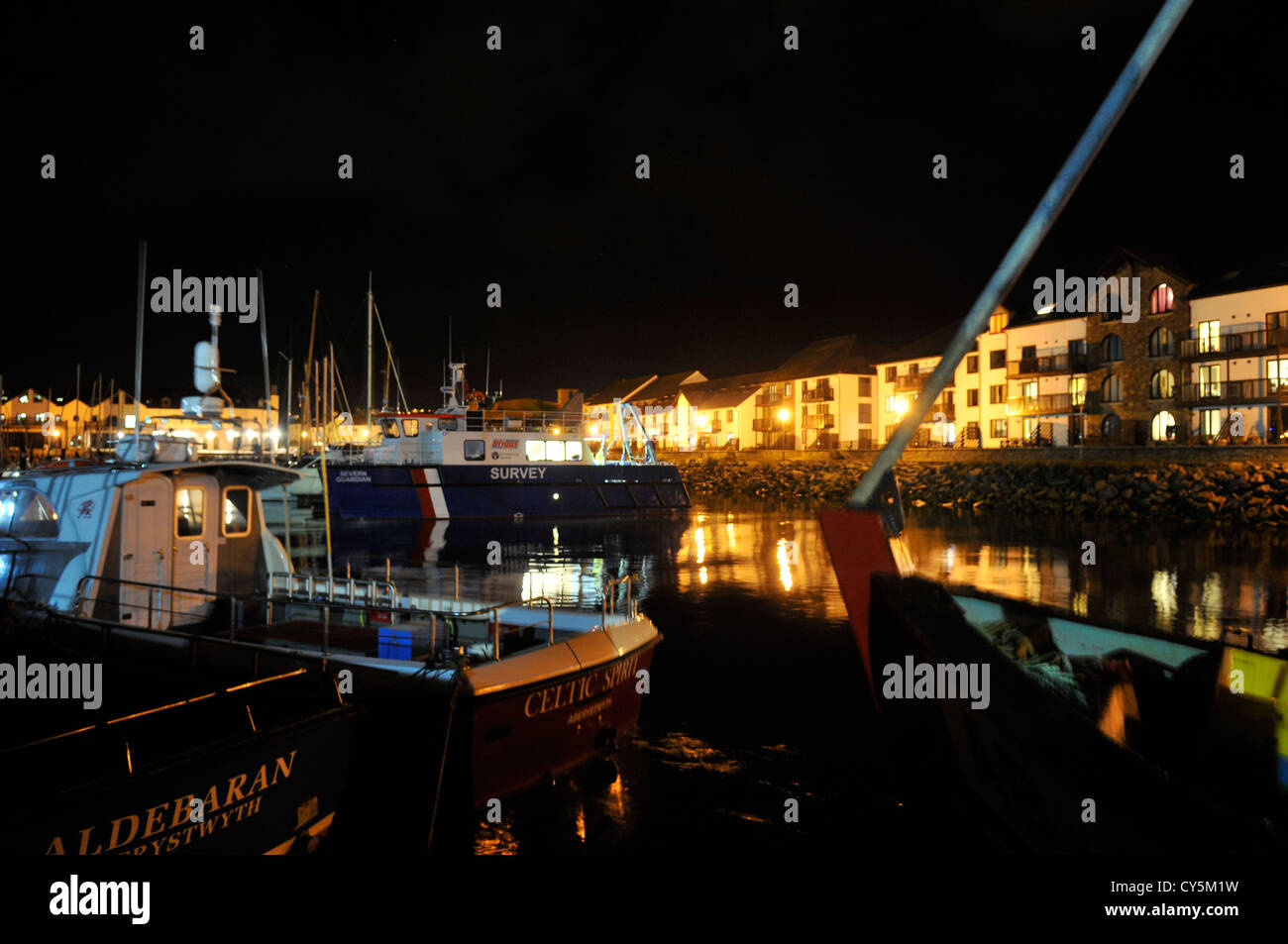 Aberystwyth Marina Harbour Boats High Resolution Stock Photography and ...