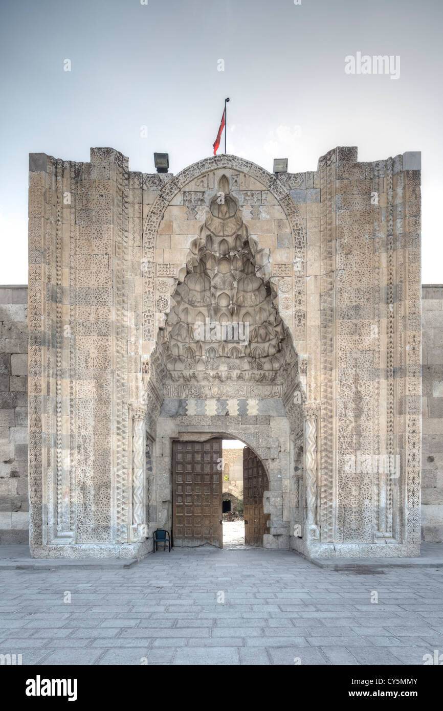 entrance portal, Sultan Han near Aksaray, Turkey Stock Photo - Alamy