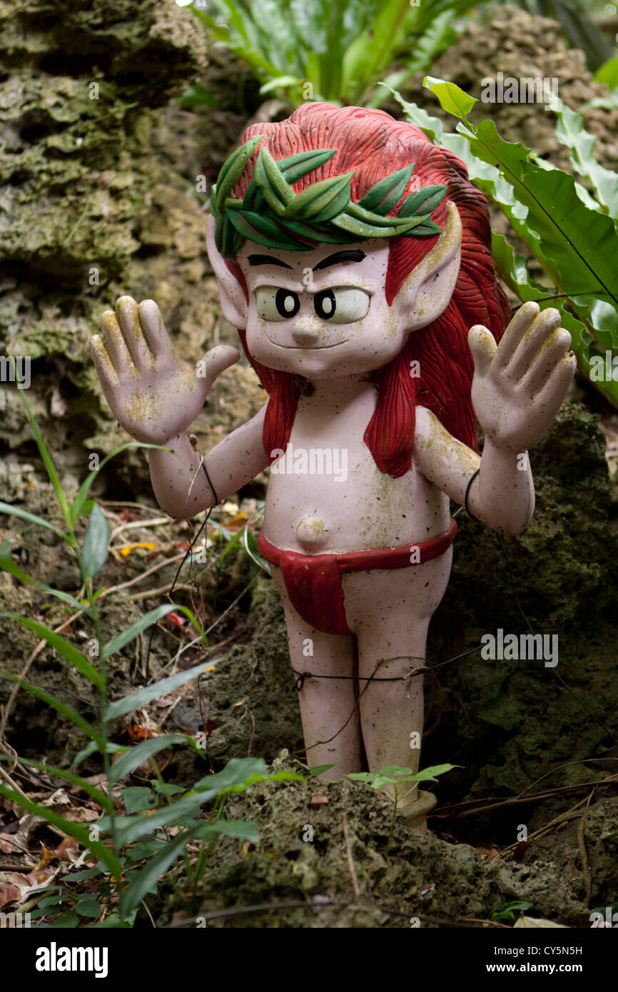 The Kijimuna are traditional Okinawan wood spirits. Here at Ryukyu Mura ...