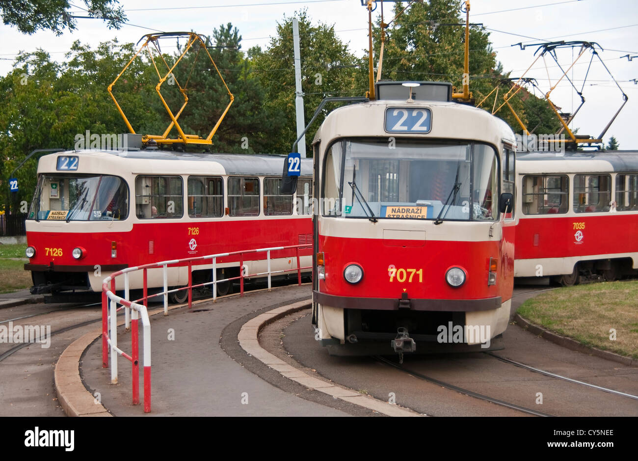 Prague Tourist Tram #22 Stock Photo - Alamy