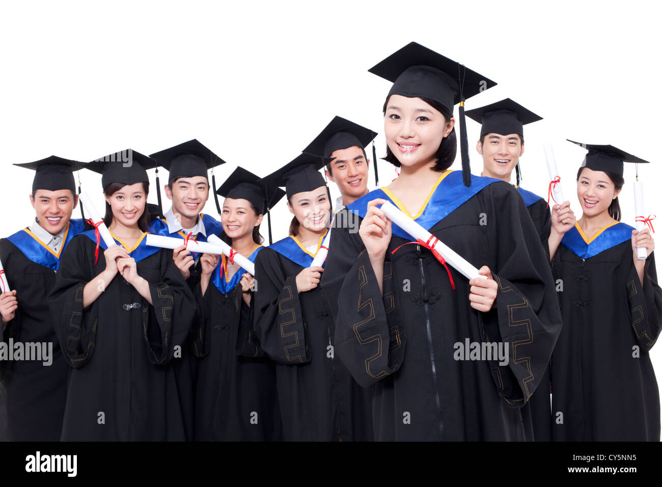 Hand human graduation diploma hi-res stock photography and images - Alamy