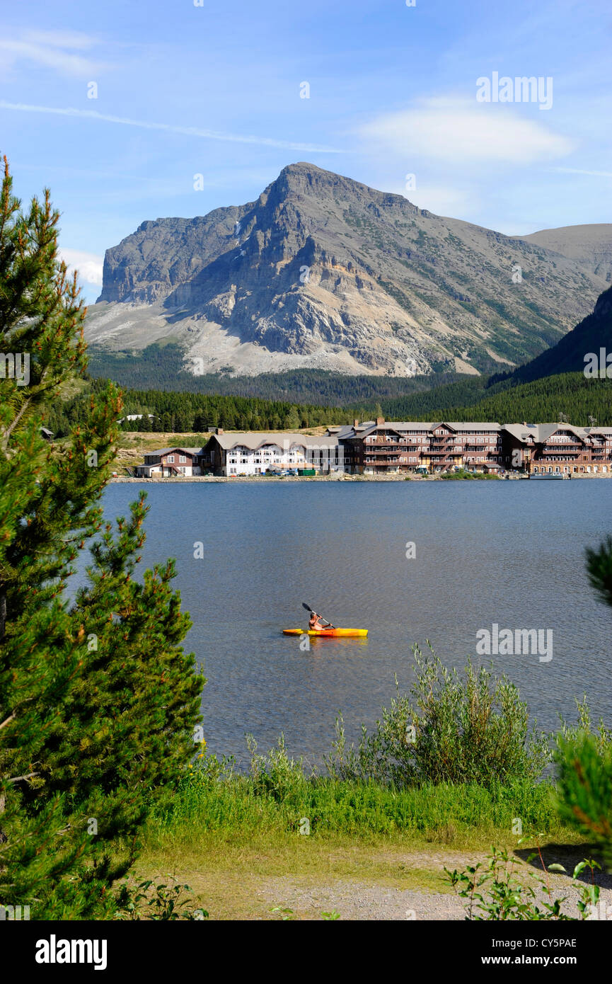 Swiftcurrent Lake Glacier National Park Montana MT US Stock Photo - Alamy