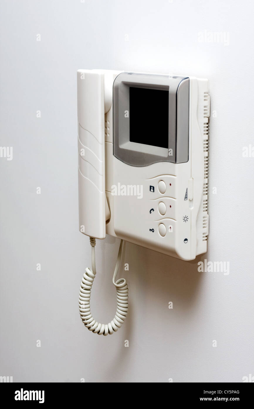 Included intercom in the Interior Stock Photo - Alamy