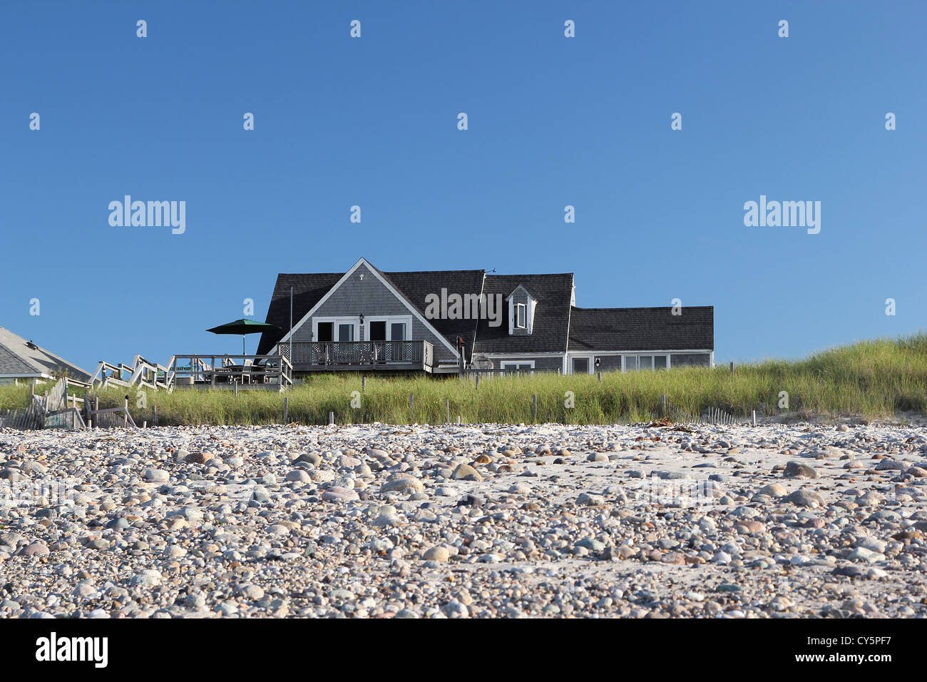 A home on East Sandwich Beach, Cape Cod, Massachusetts Stock Photo - Alamy