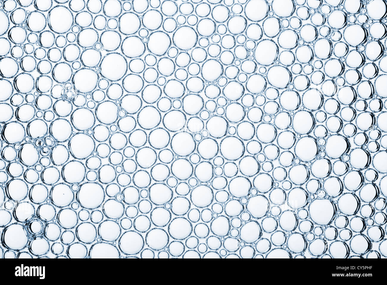 Foam bubbles macro texture Stock Photo - Alamy