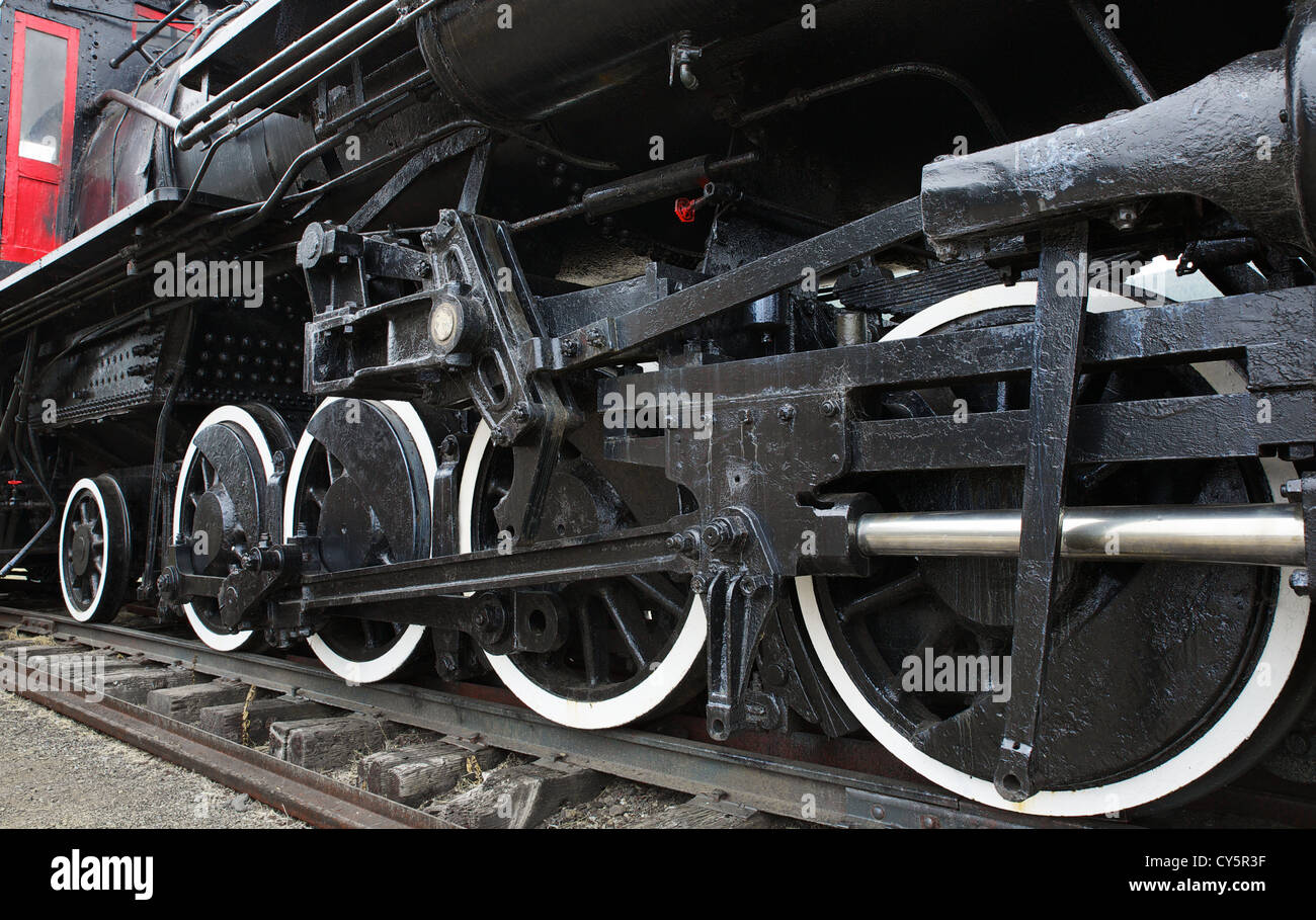 Black steam locomotive hi-res stock photography and images - Alamy