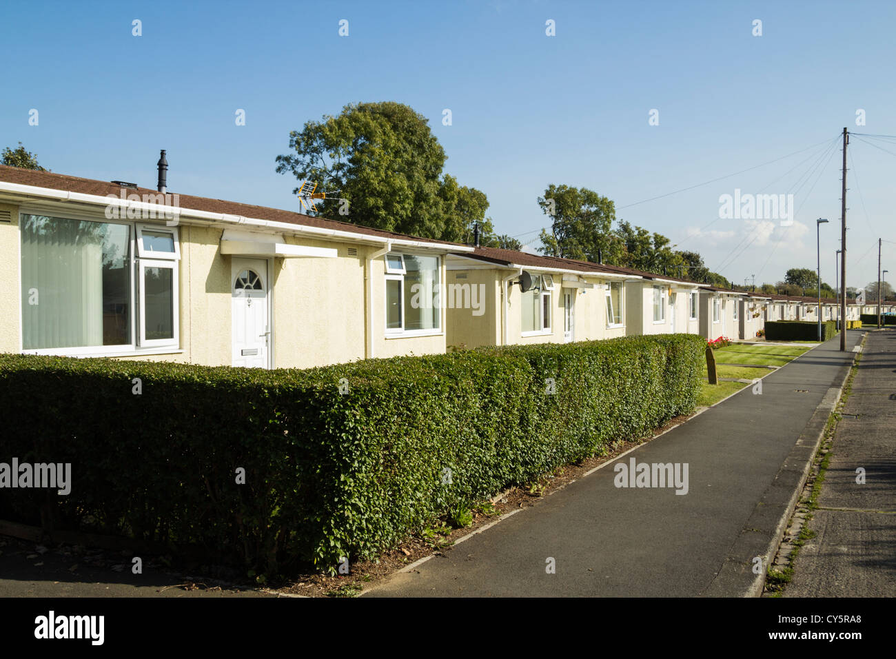 Post war prefab hi-res stock photography and images - Alamy