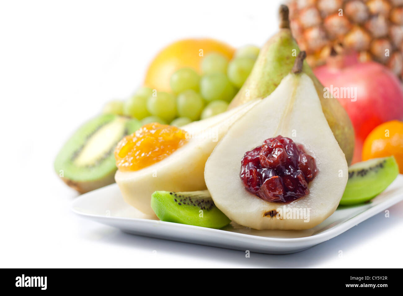 Exotic fruits cut open hi-res stock photography and images - Alamy