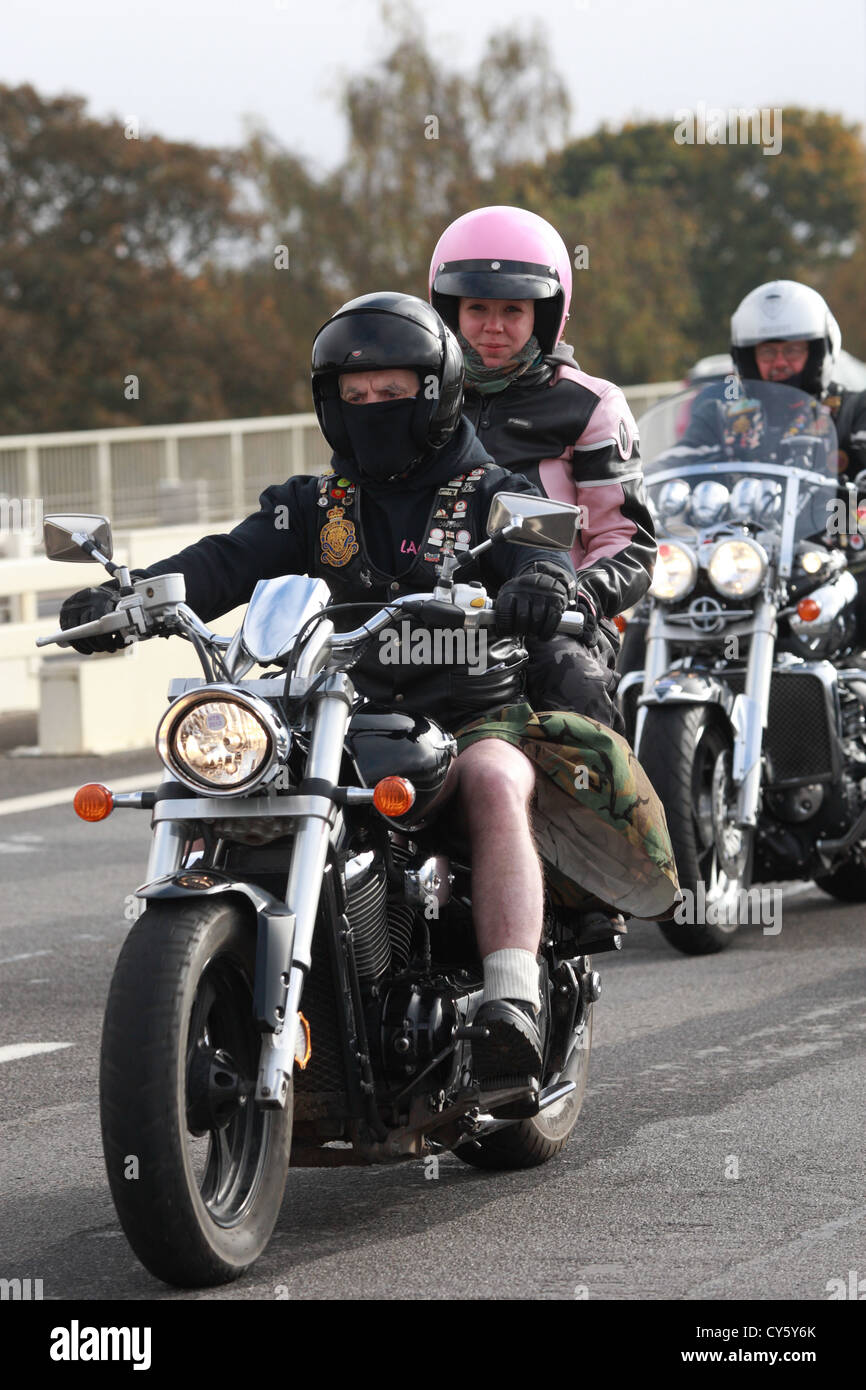The annual motorcycle gathering that is "Hoggin the Bridge". Bikers ...