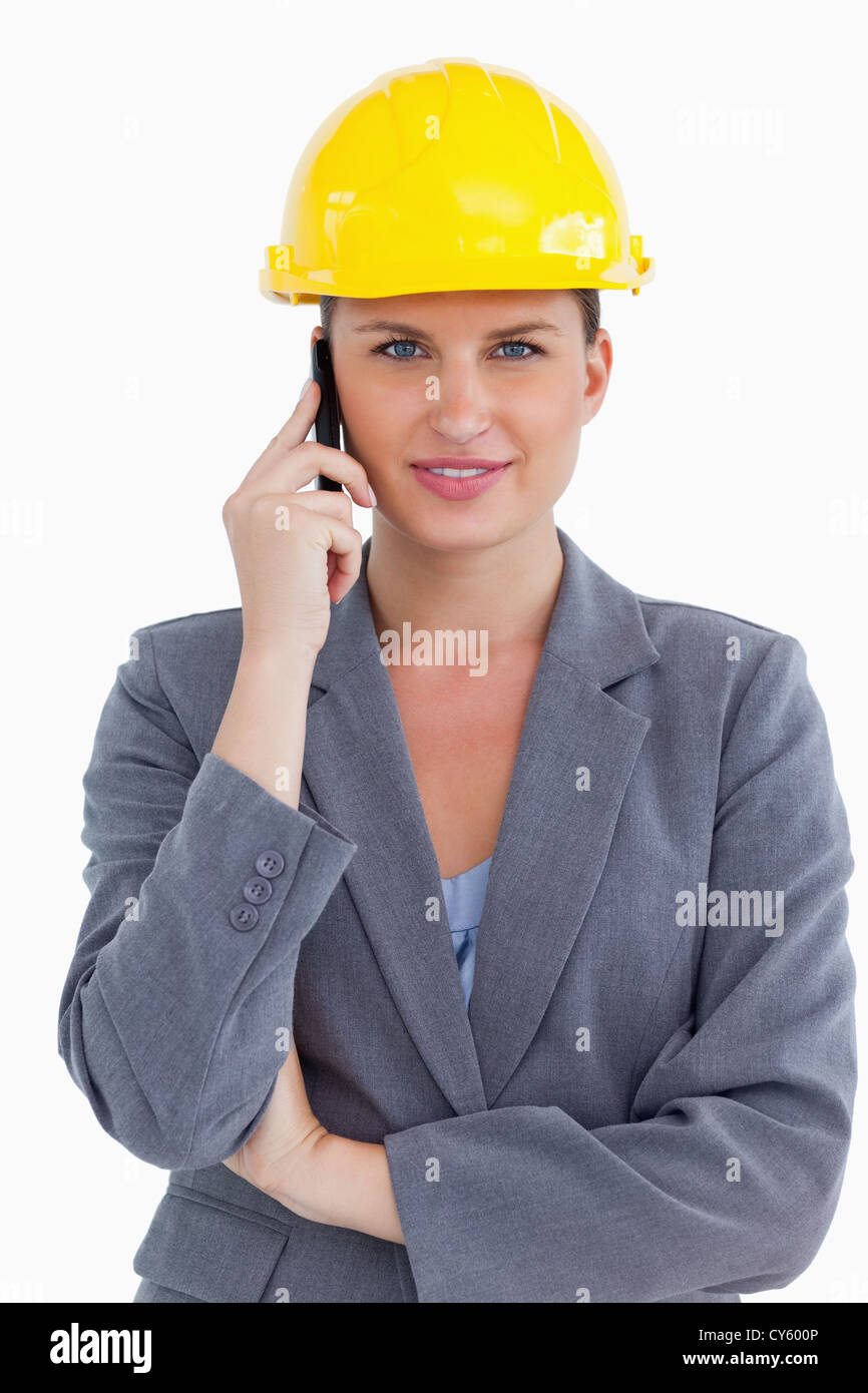 Female architect on white hi-res stock photography and images - Alamy