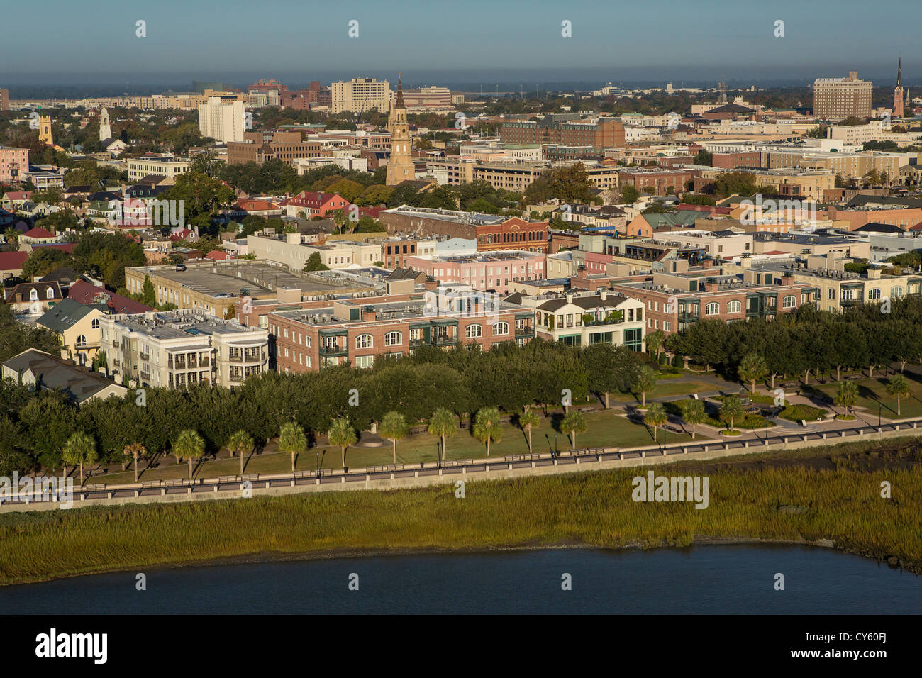 View from battery park hi-res stock photography and images - Alamy