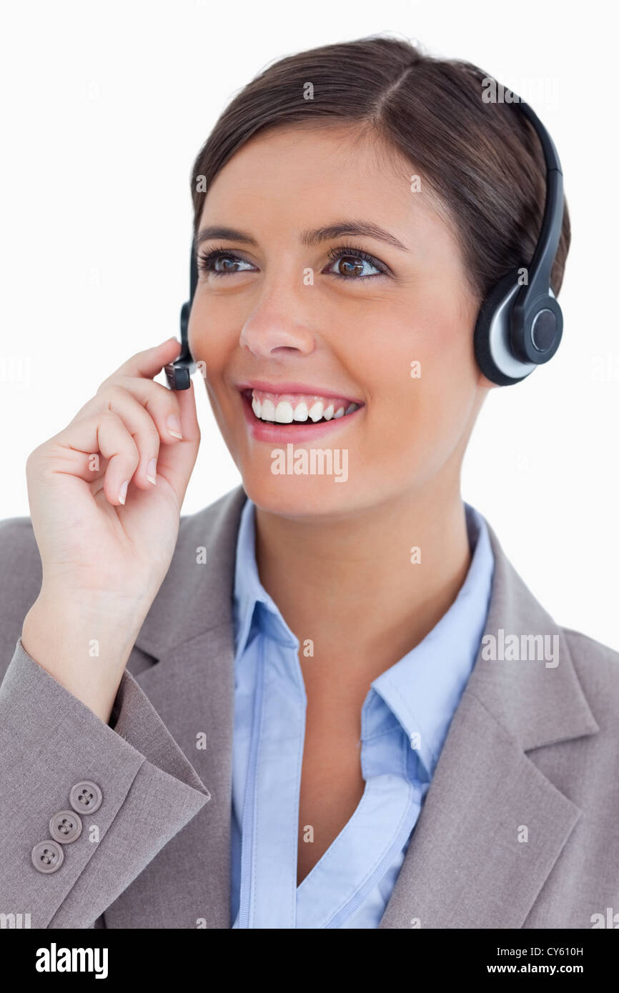 Call center agent headset hi-res stock photography and images - Alamy