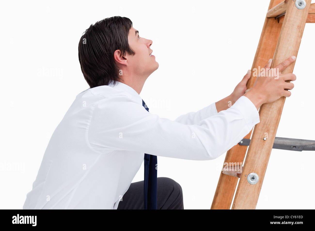 Side on of a ladder hi-res stock photography and images - Alamy