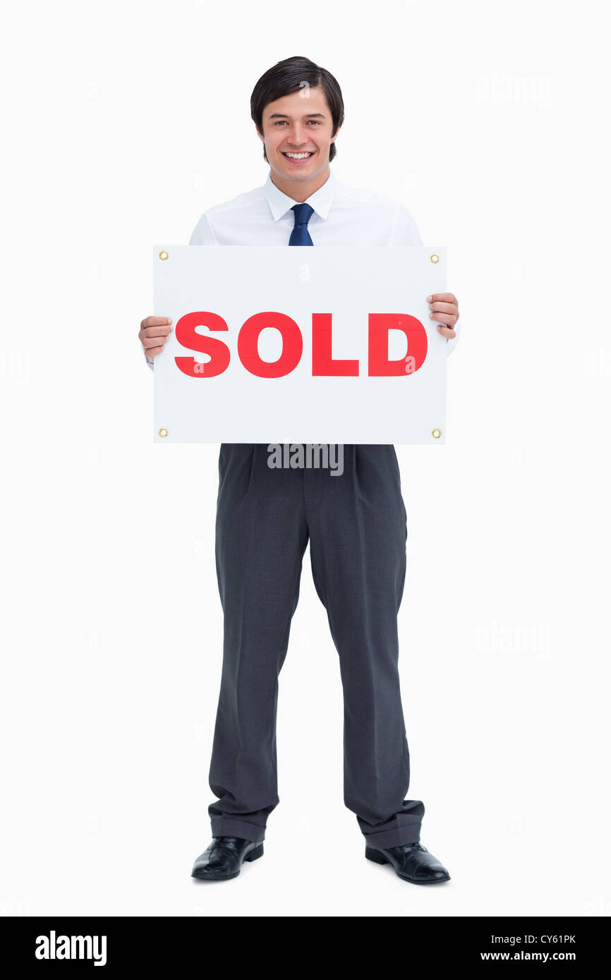 Real estate agent sold sign hi-res stock photography and images - Alamy
