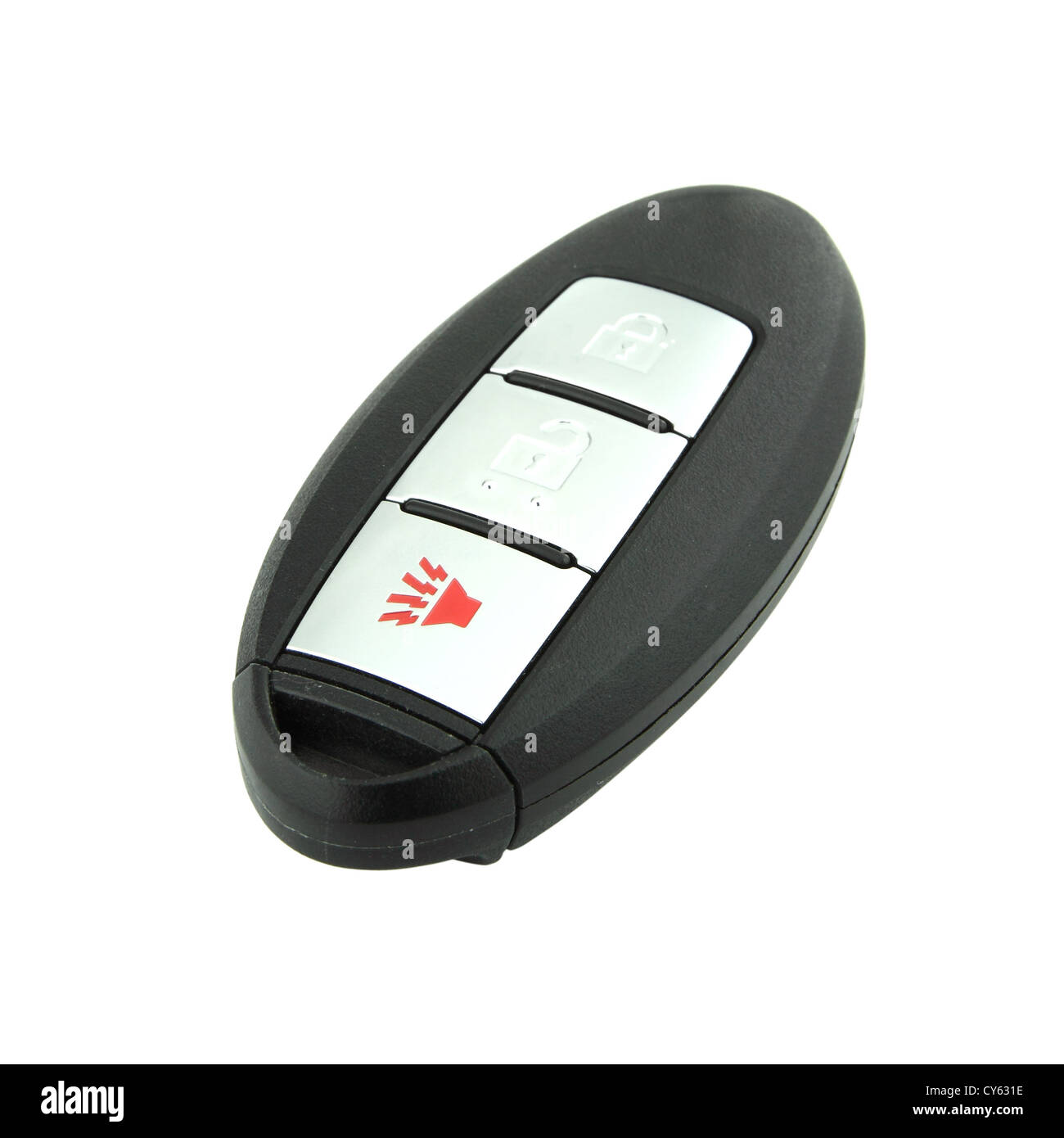 car remote key on white background Stock Photo - Alamy