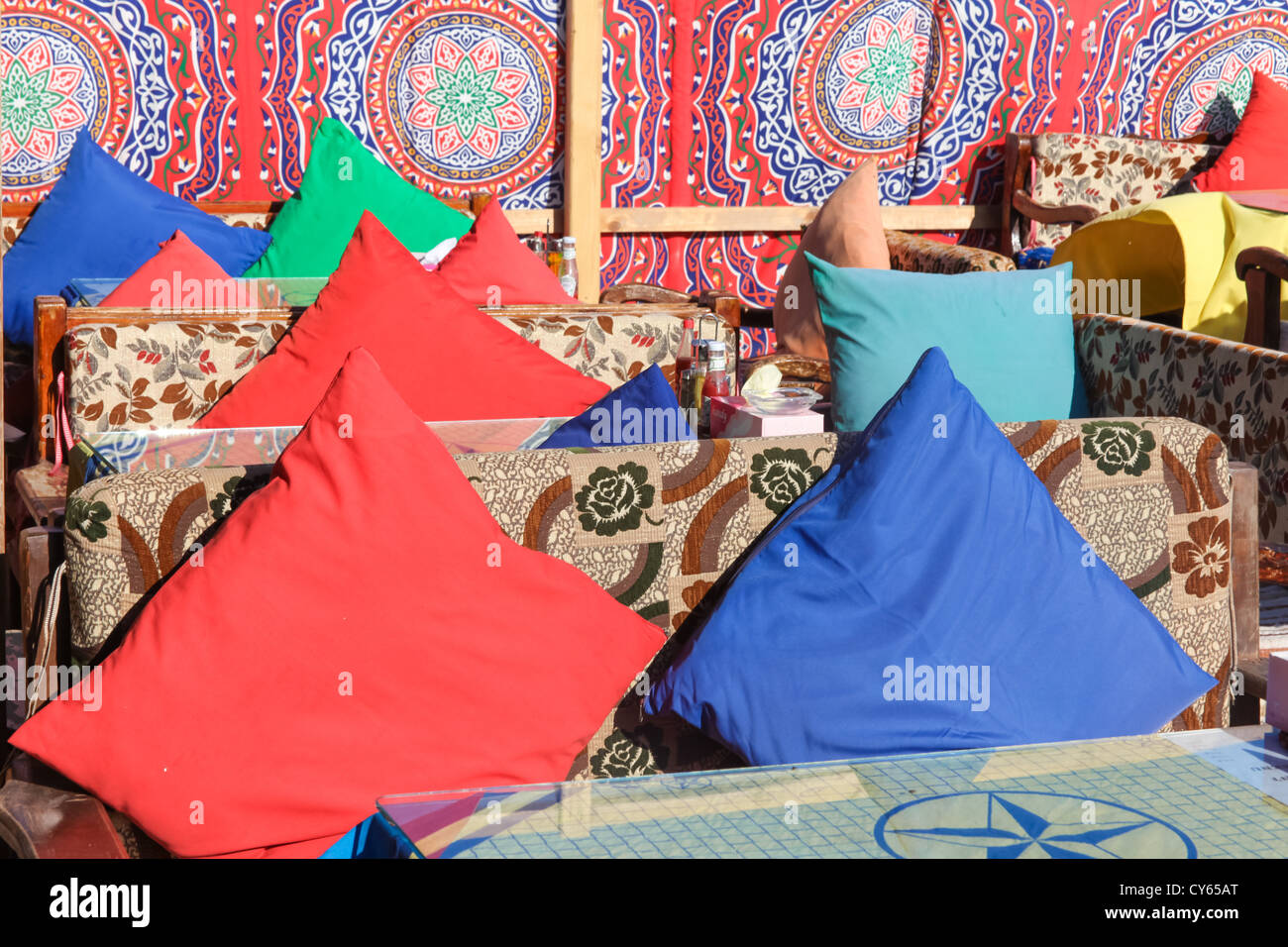 Beach bar in resort in Dabah, Egypt Stock Photo - Alamy