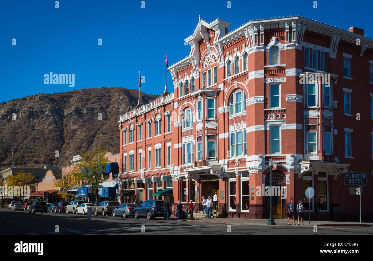 Strater Hotel on Main Avenue in Durango, Colorado Stock Photo - Alamy