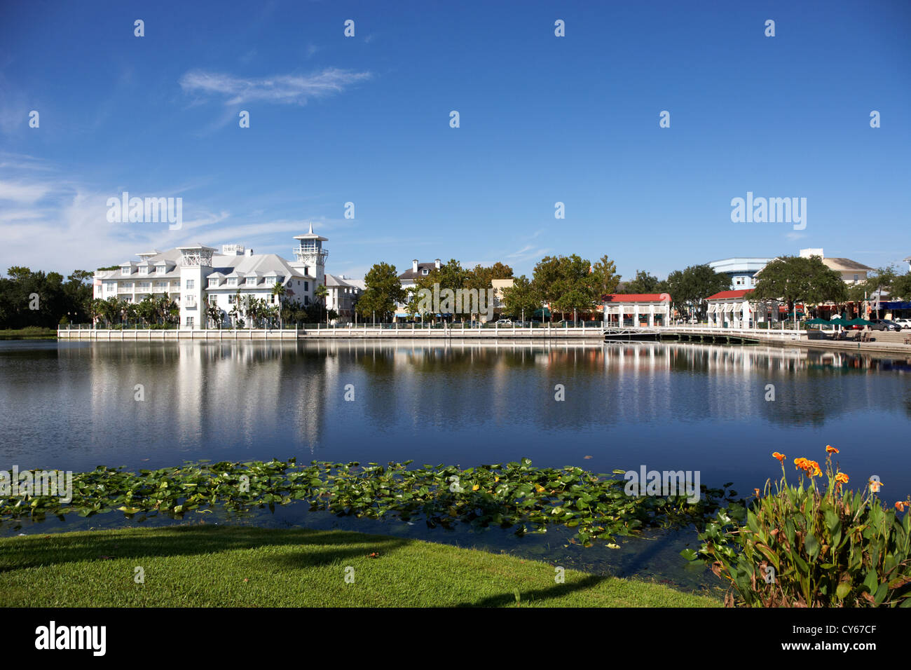 celebration hotel and lake rianhard downtown celebration florida usa ...