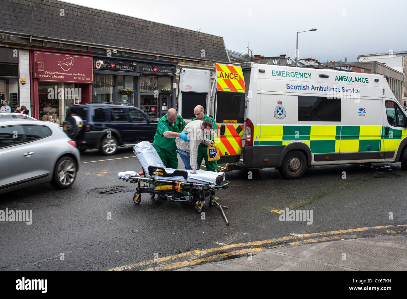 Scottish ambulance service hi-res stock photography and images - Alamy